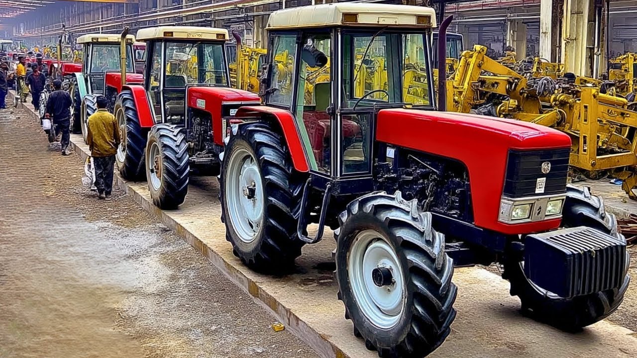 Inside the Factory Making HUNDREDS of Tractors Every Week - YouTube