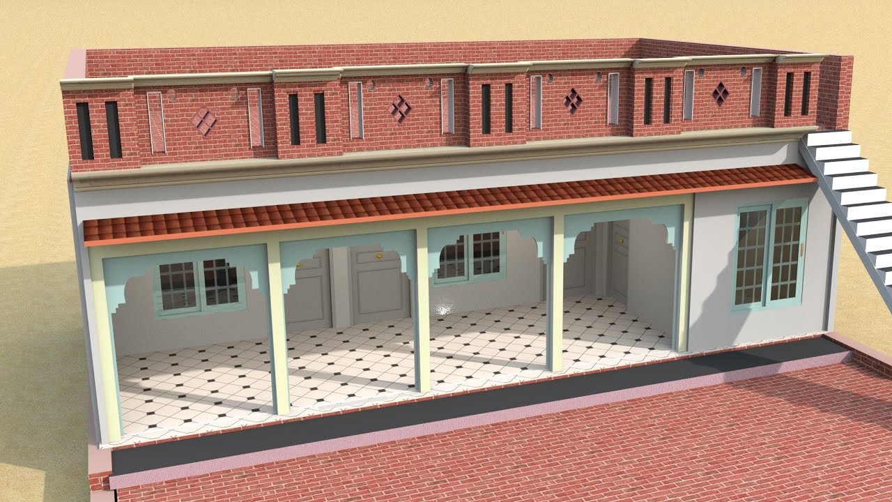 ghar ka design || simple house design in village | front home design ...