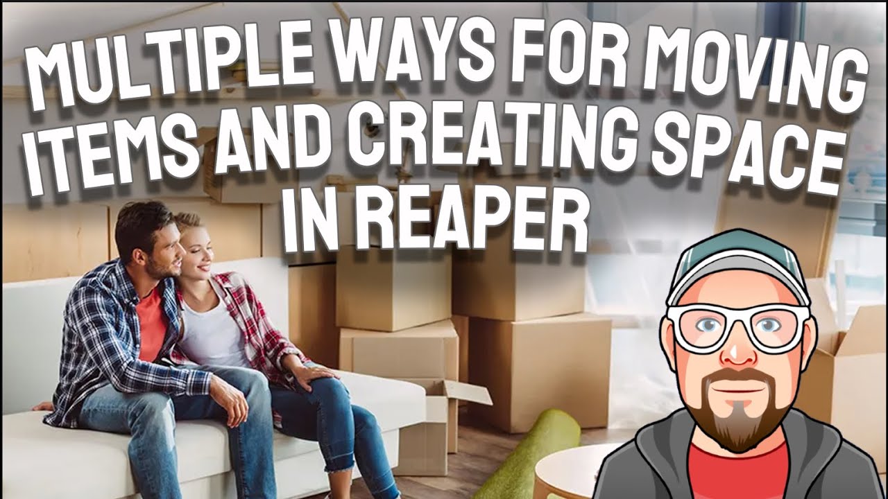 Multiple Ways for Moving Items and Creating Space in REAPER - YouTube