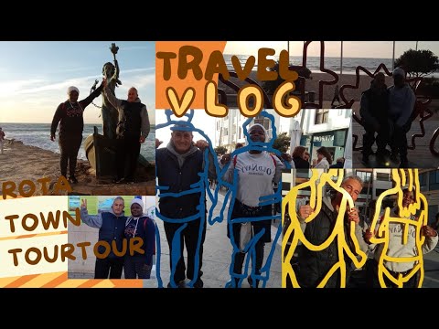 TOUR OF OUR BEAUTIFUL TOWN ROTA, SPAIN 🇪🇦 VS 🇰🇪. How Christmas Looks ...