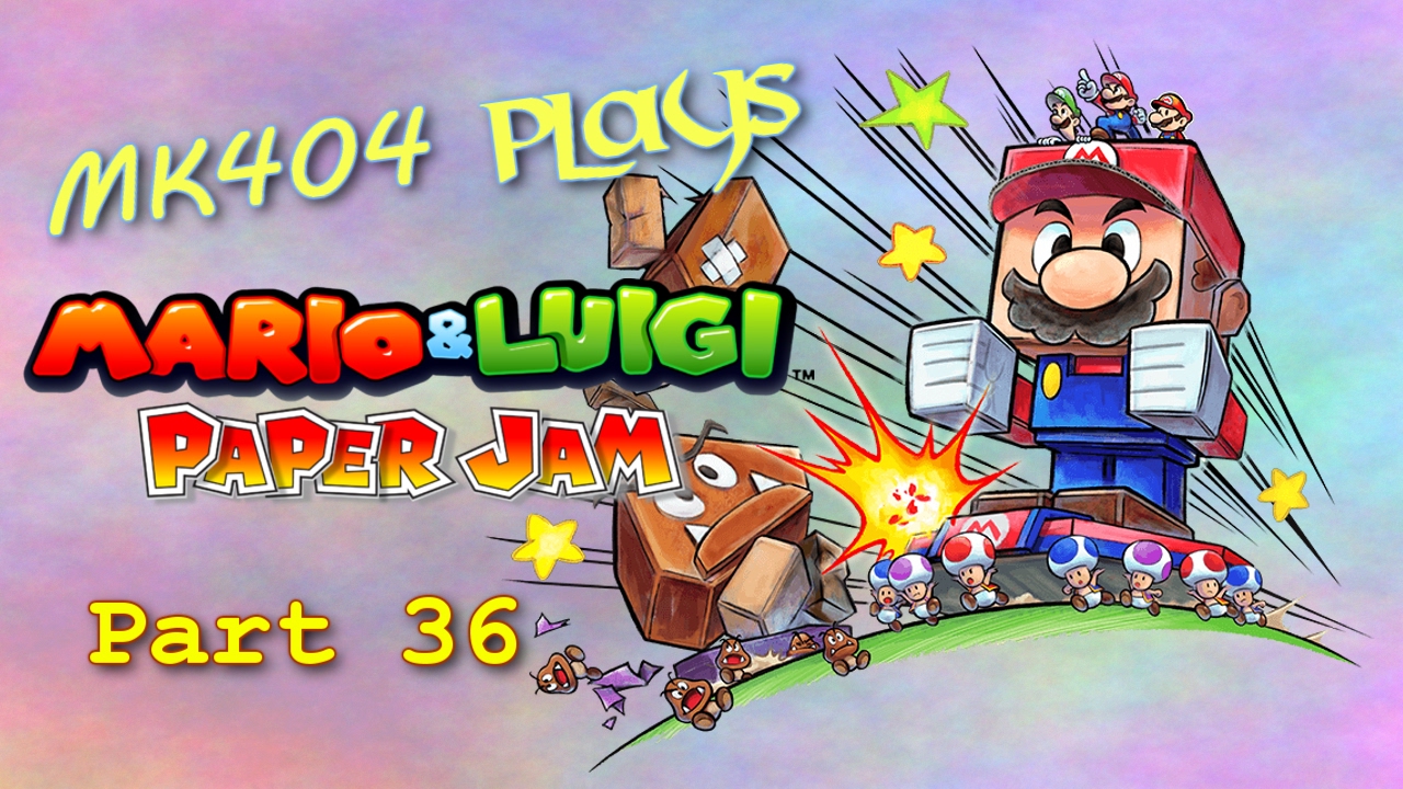 MK404 Plays Mario & Luigi: Paper Jam PT36 - Nabbit's Castle Chase - YouTube