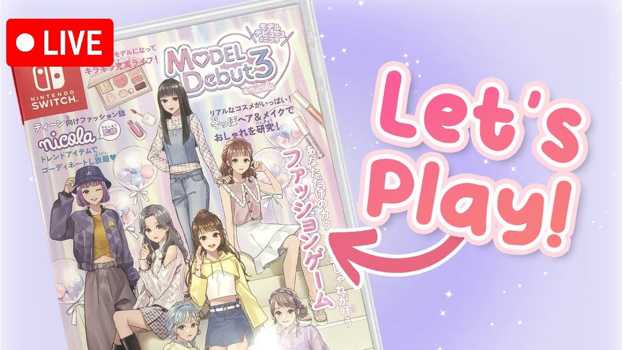 🔴Let's play more Model Debut 3 for Switch! 🎀 - YouTube