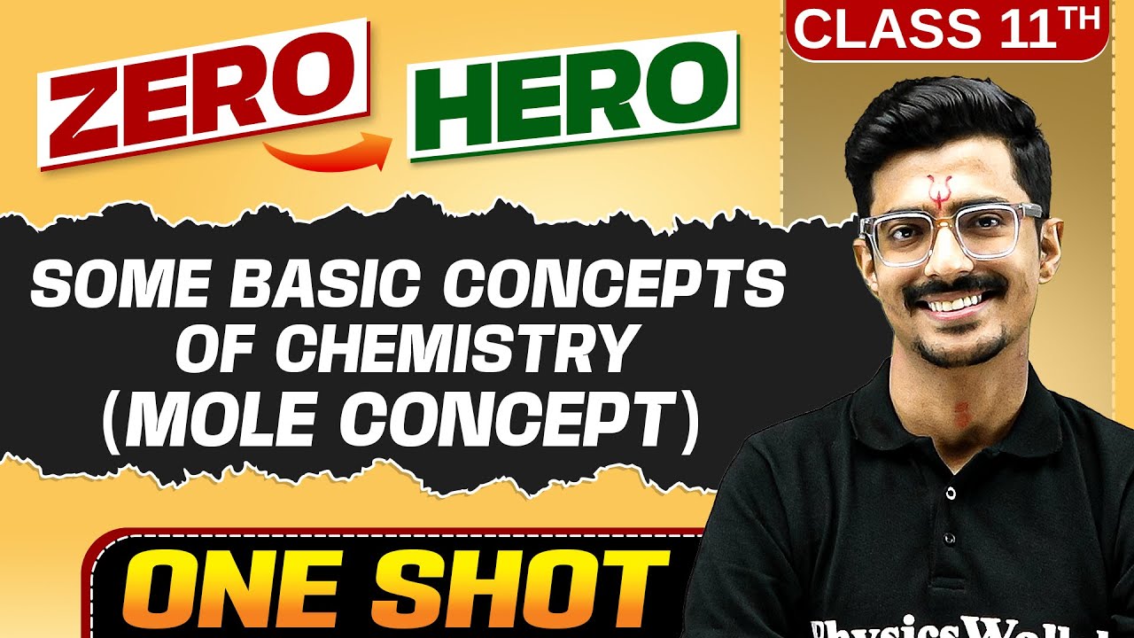 SOME BASIC CONCEPTS OF CHEMISTRY (Mole Concept) in One Shot | Chapter 1 ...