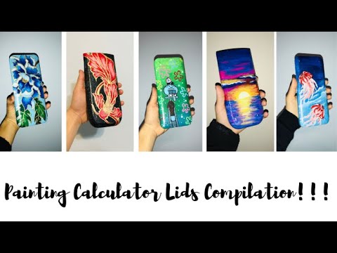 Painting Calculator Lids Compilation!!! || 2020 || Simplicity ...