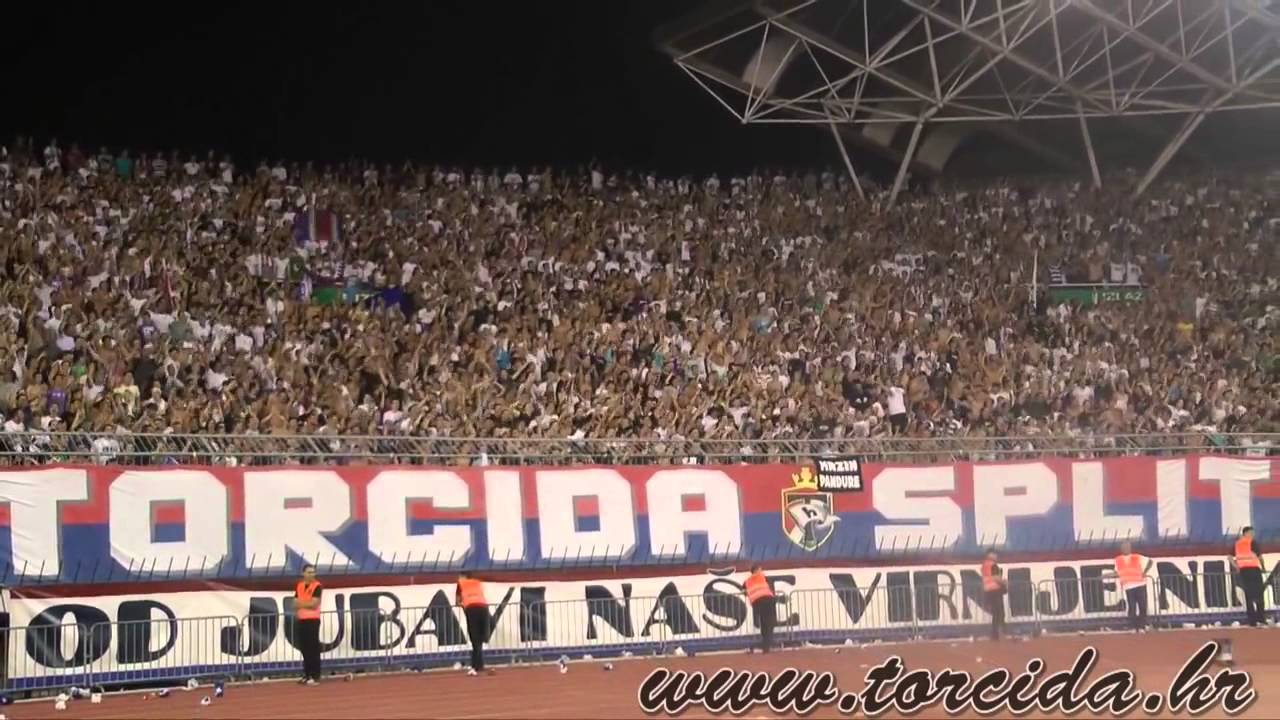Torcida Split UEFA أول إلتراس - YouTube