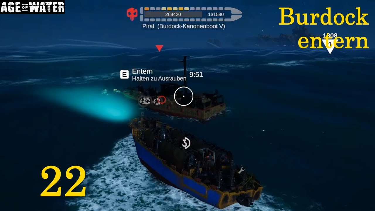 Age of Water 💧 22 "Burdock Kanonenboot V entern ⚔️" Let's Play Gameplay ...