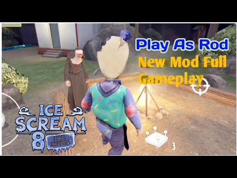 ,💫 Playing As Rod In Ice-Scream 8 Full Gameplay - YouTube