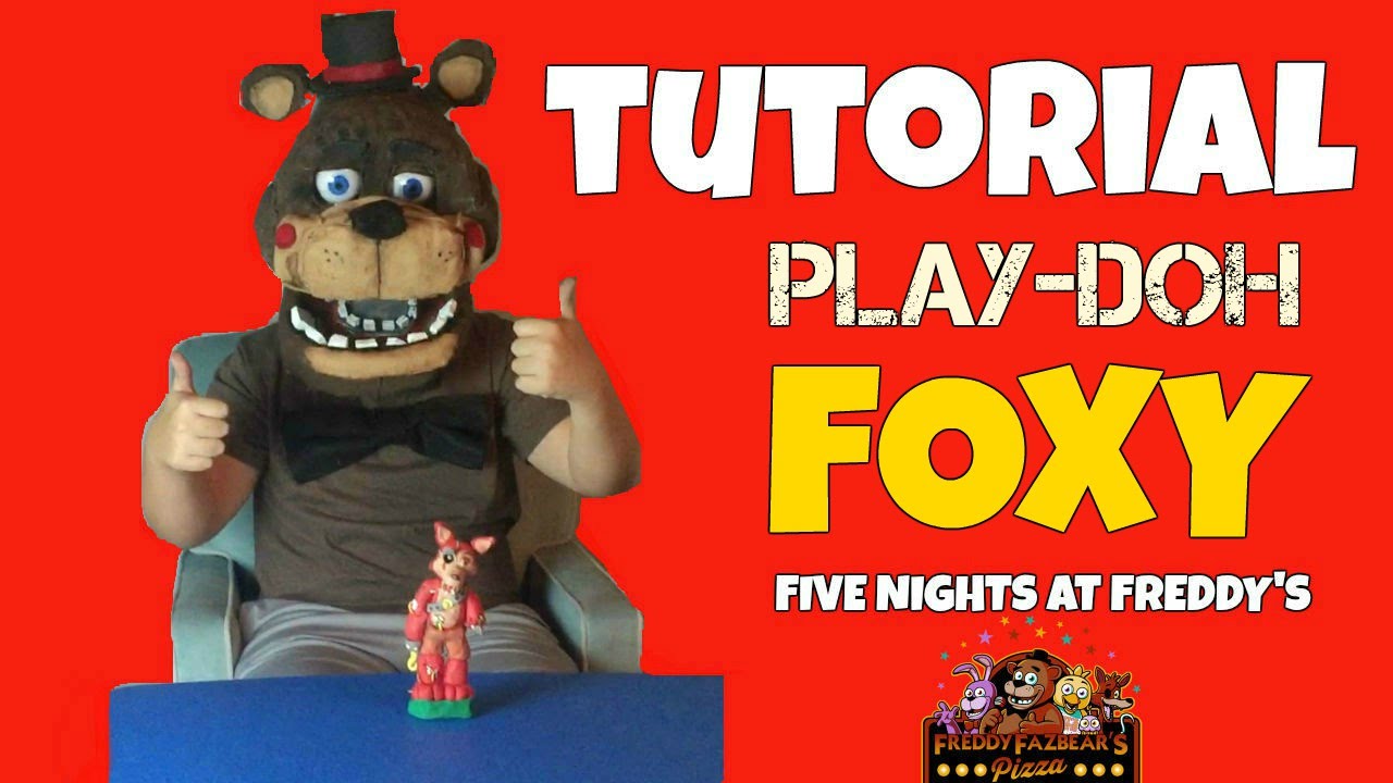 Five Nights at Freddy's: How to make FOXY with CLAY tutorial ...