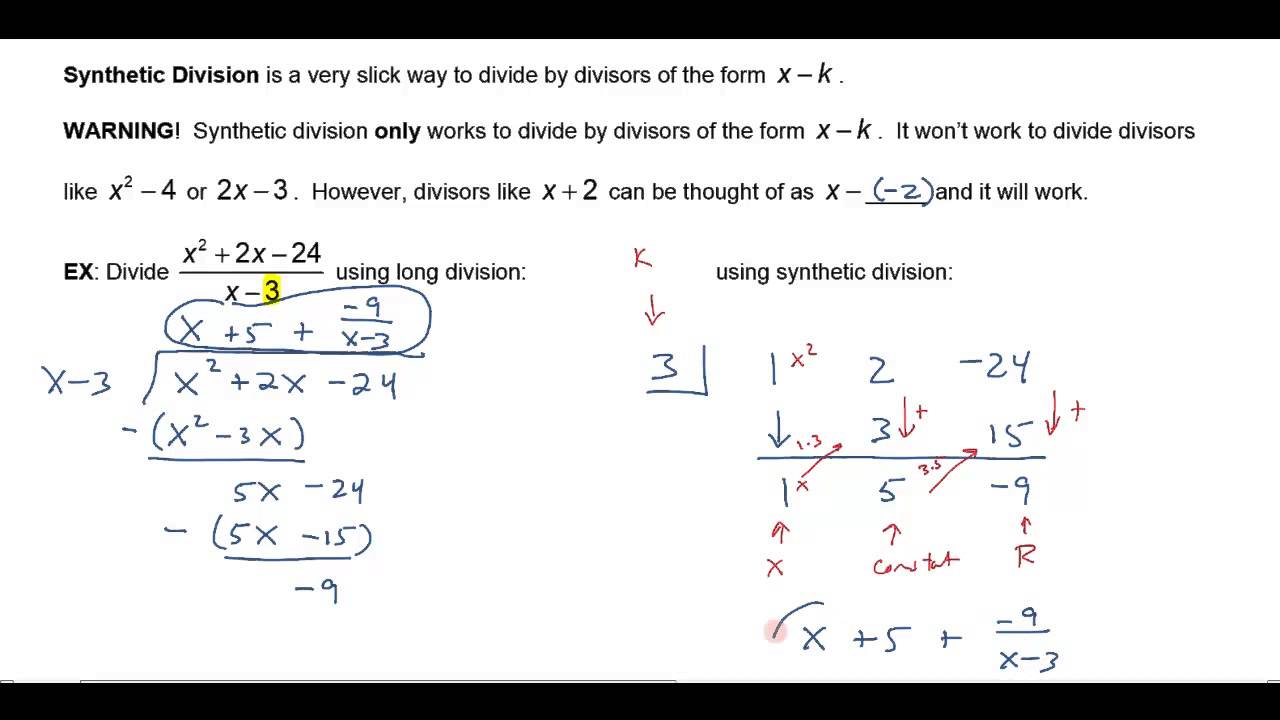 Synthetic Division YouTube synthetic-division-youtube
