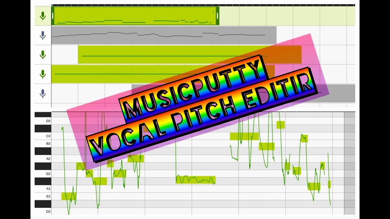 MusicPutty - Note Based Vocal Pitch Editor - Full Walkthrough Tutorial ...