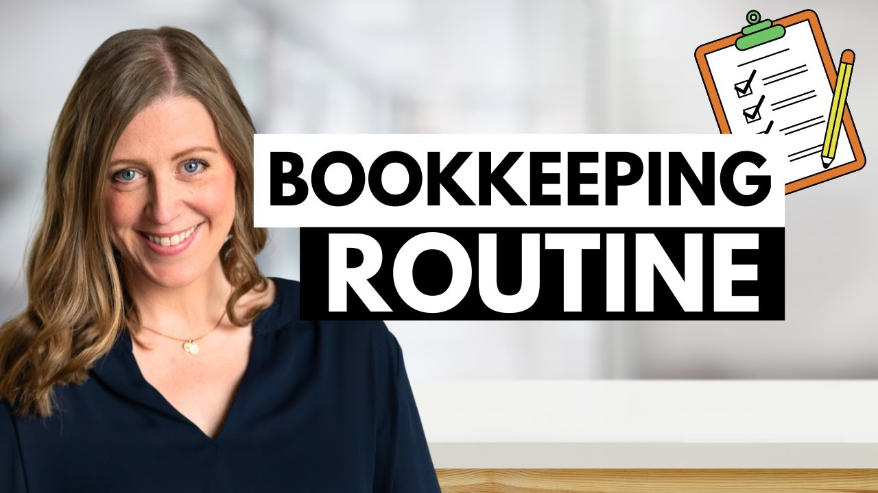 4-step plan for your bookkeeping routine (stay focused!) - YouTube