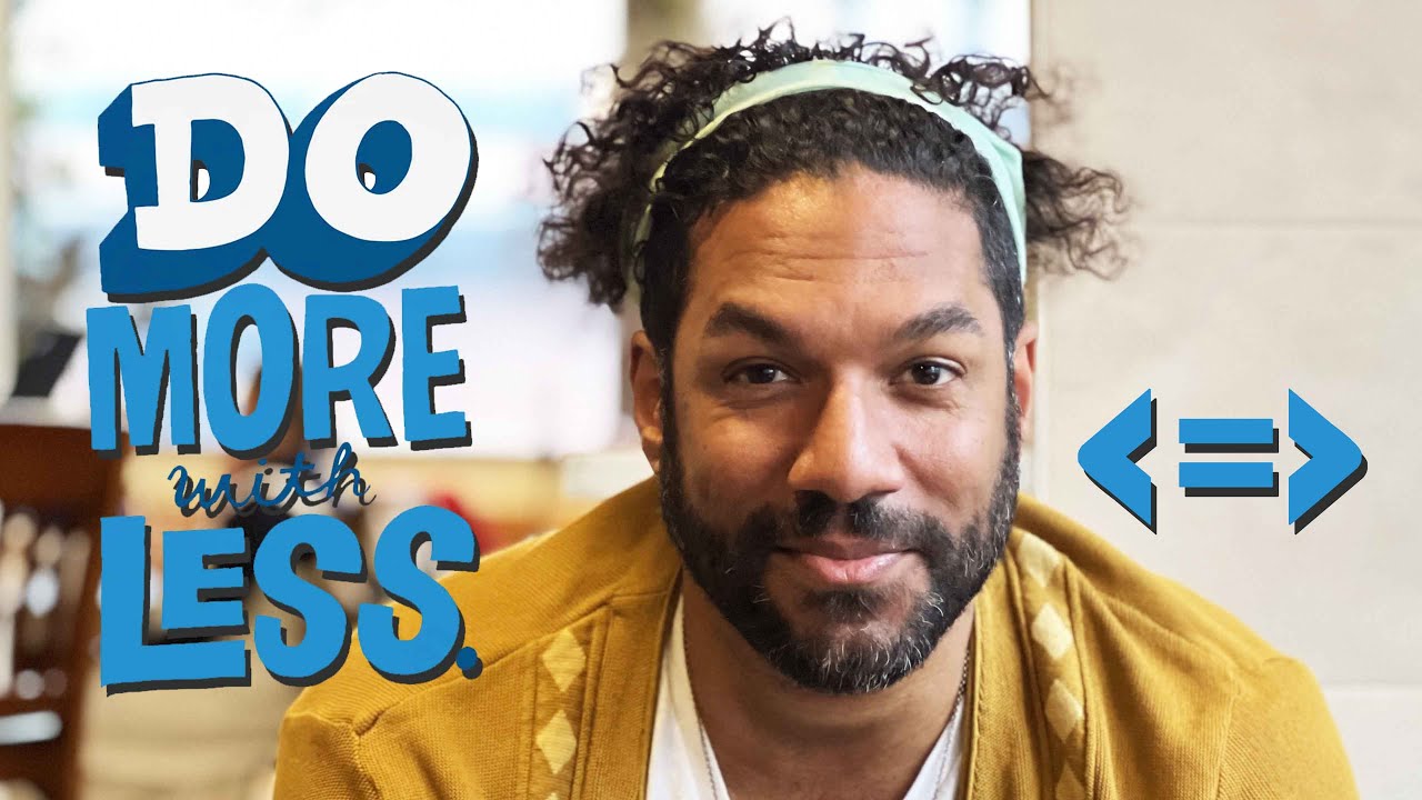 do less, make more - YouTube