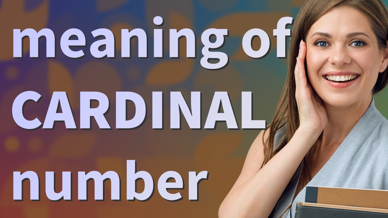 Cardinal number | meaning of Cardinal number - YouTube
