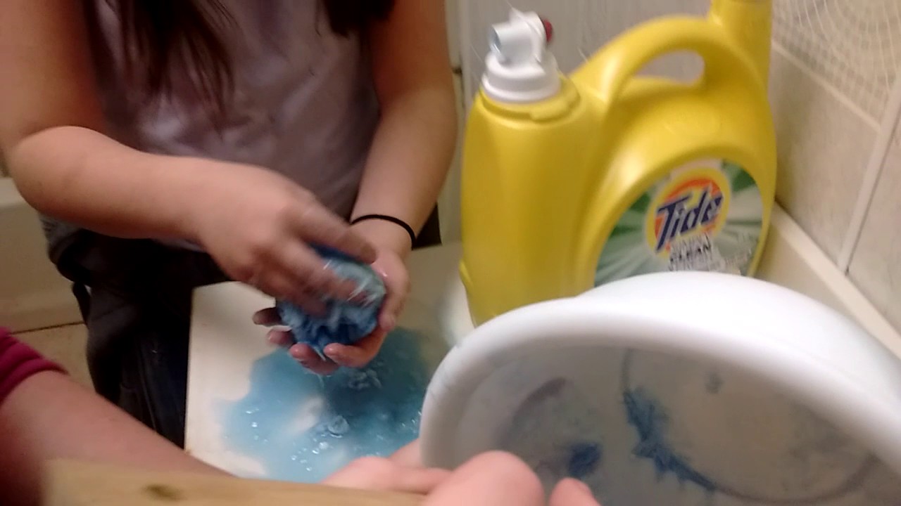 Stringy slime part 1 - YouTube