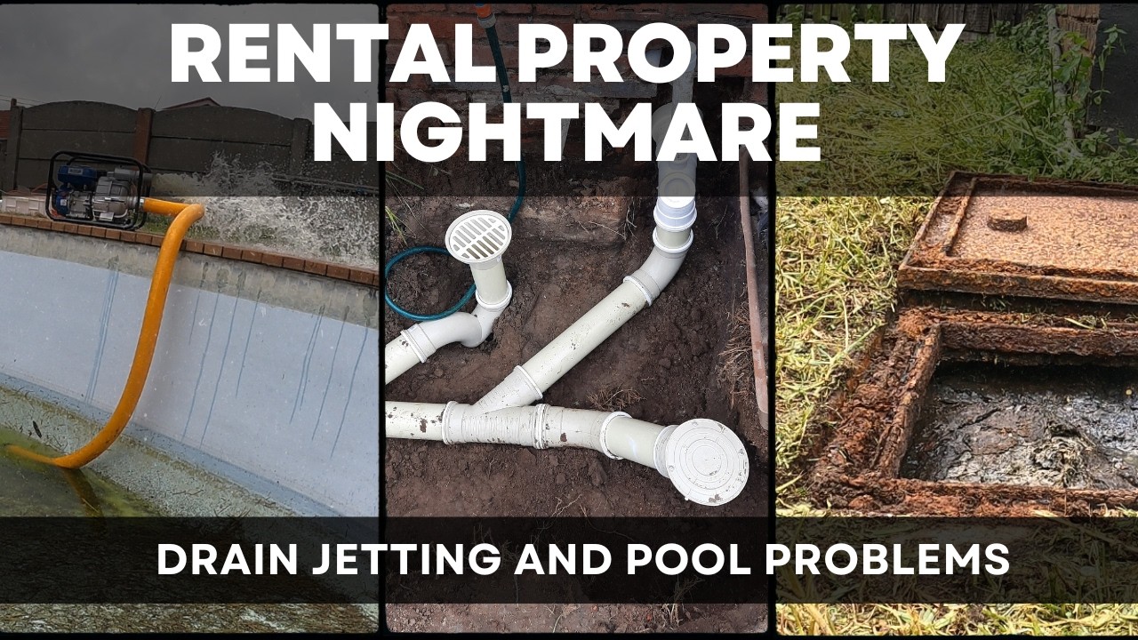 Rental Property Nightmares | Sewer Pipe Leaking + Pool Problems - YouTube