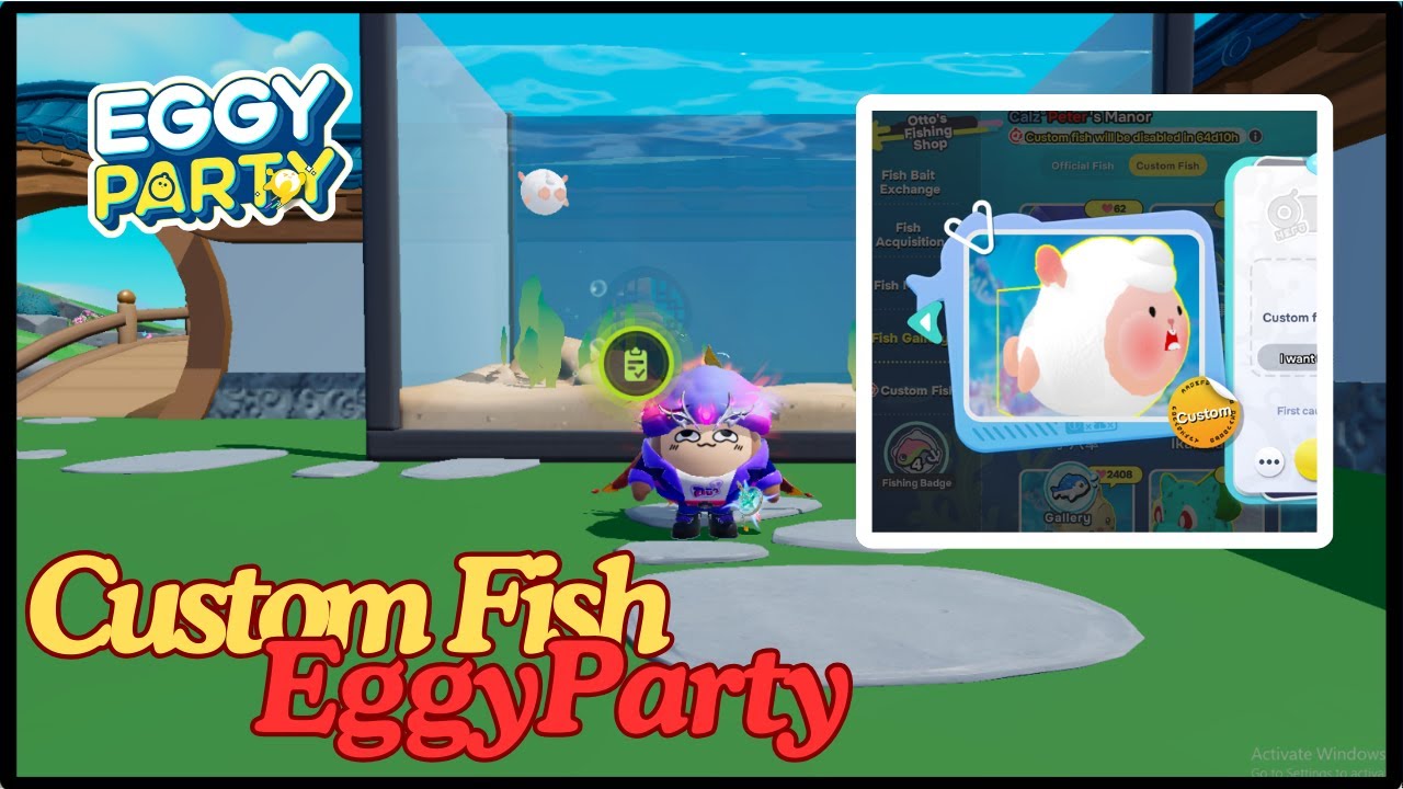 Eggy Party Custom Fish DongDongFish - Eggy Party Indonesia - YouTube