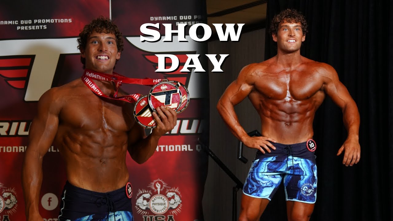 My First Bodybuilding Show - Vlog - YouTube