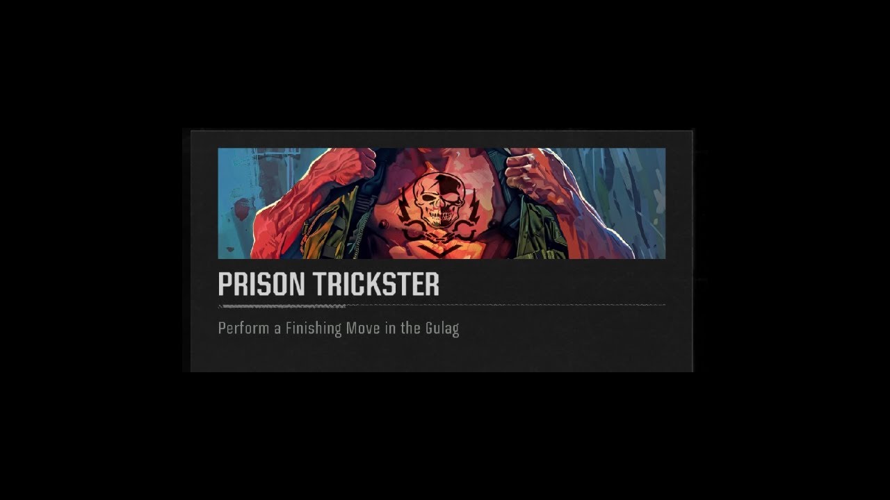 GETTING THE PRISON TRICKSTER CALLING CARD IN WARZONE MELEE ONLY ...