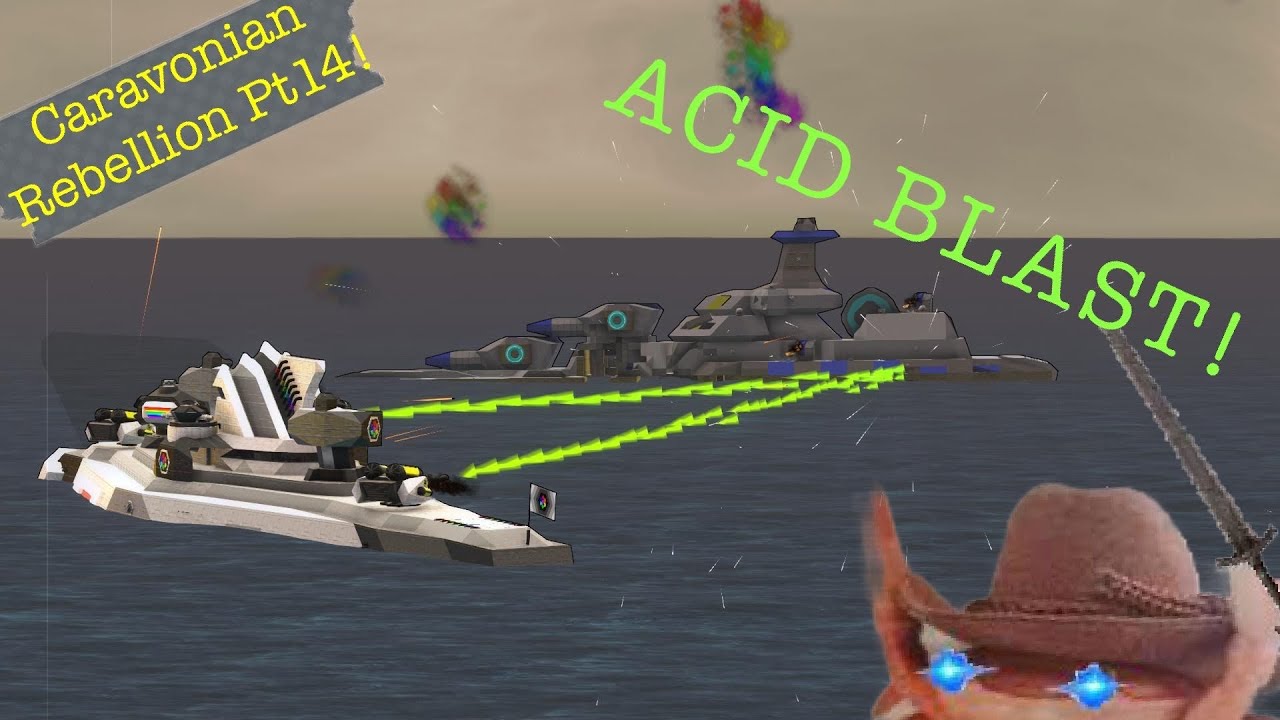 ACID BLAST! -Caravonian Rebellion Pt14! (From the Depths Multiplayer ...