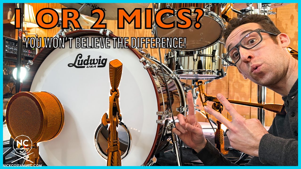 Which drum microphone setup is best for you? Comparing 1 or 2 mic ...