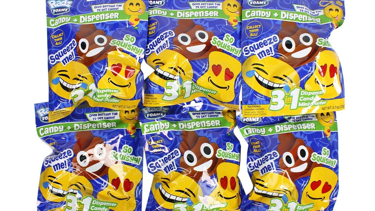 Emoji Radz Foamz Blind Bag Unboxing Toy Review - YouTube