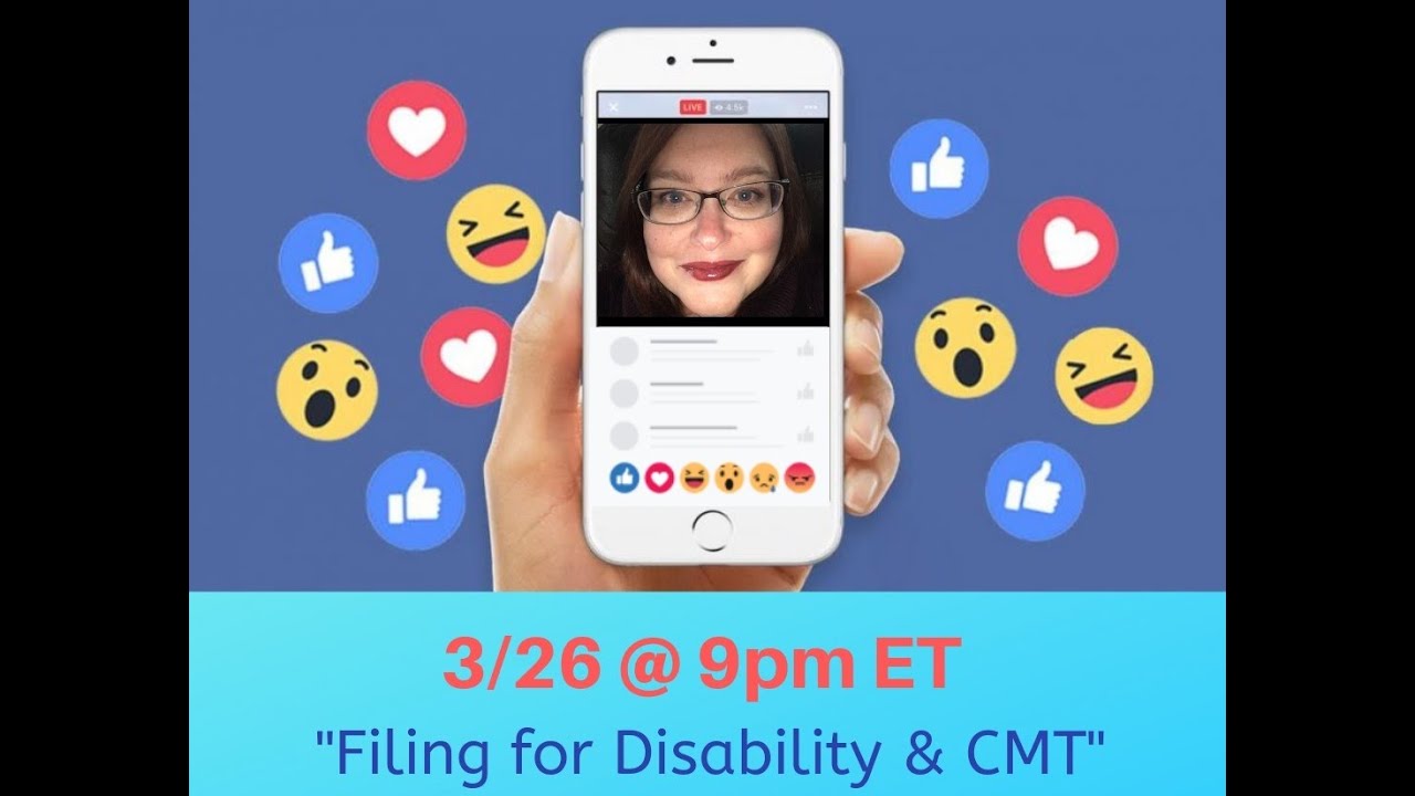 "Filing for Disability and CMT" - a Facebook Live chat with Kate Lair ...