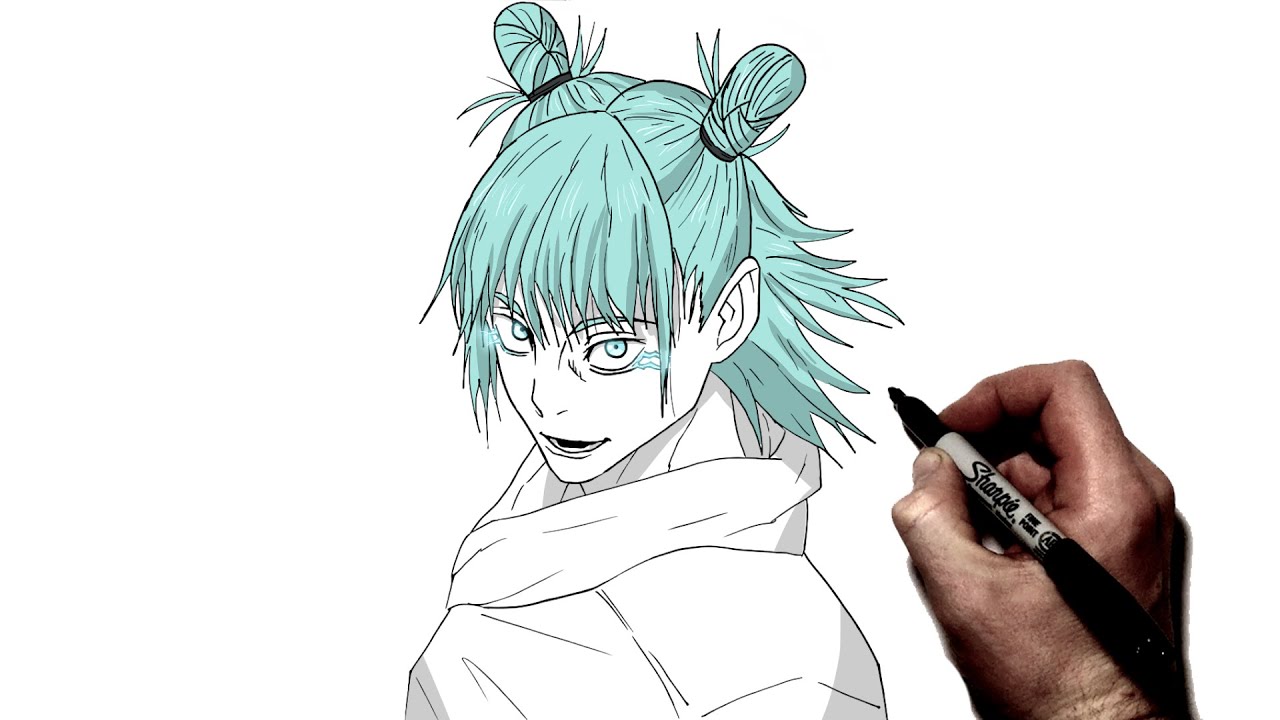 How To Draw Hajime Kashimo | Step By Step | JJK - YouTube