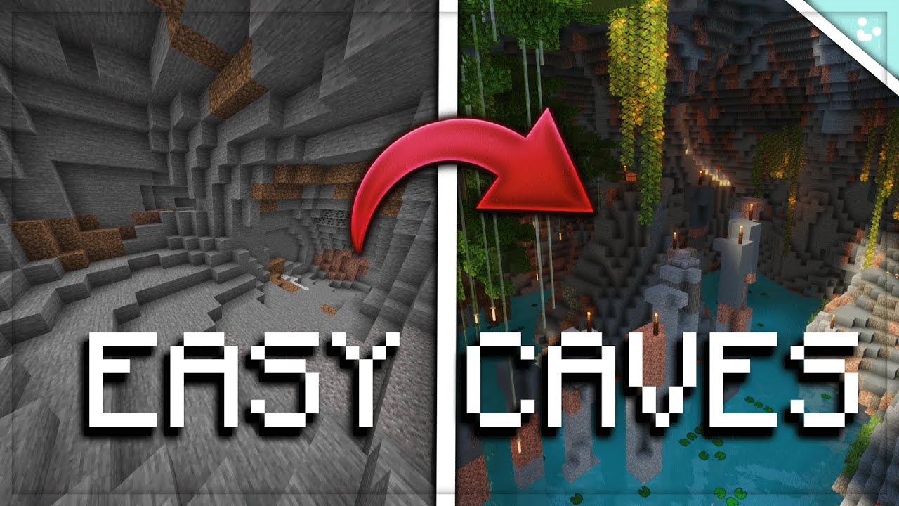 EASY Minecraft Caves Tutorial! - YouTube