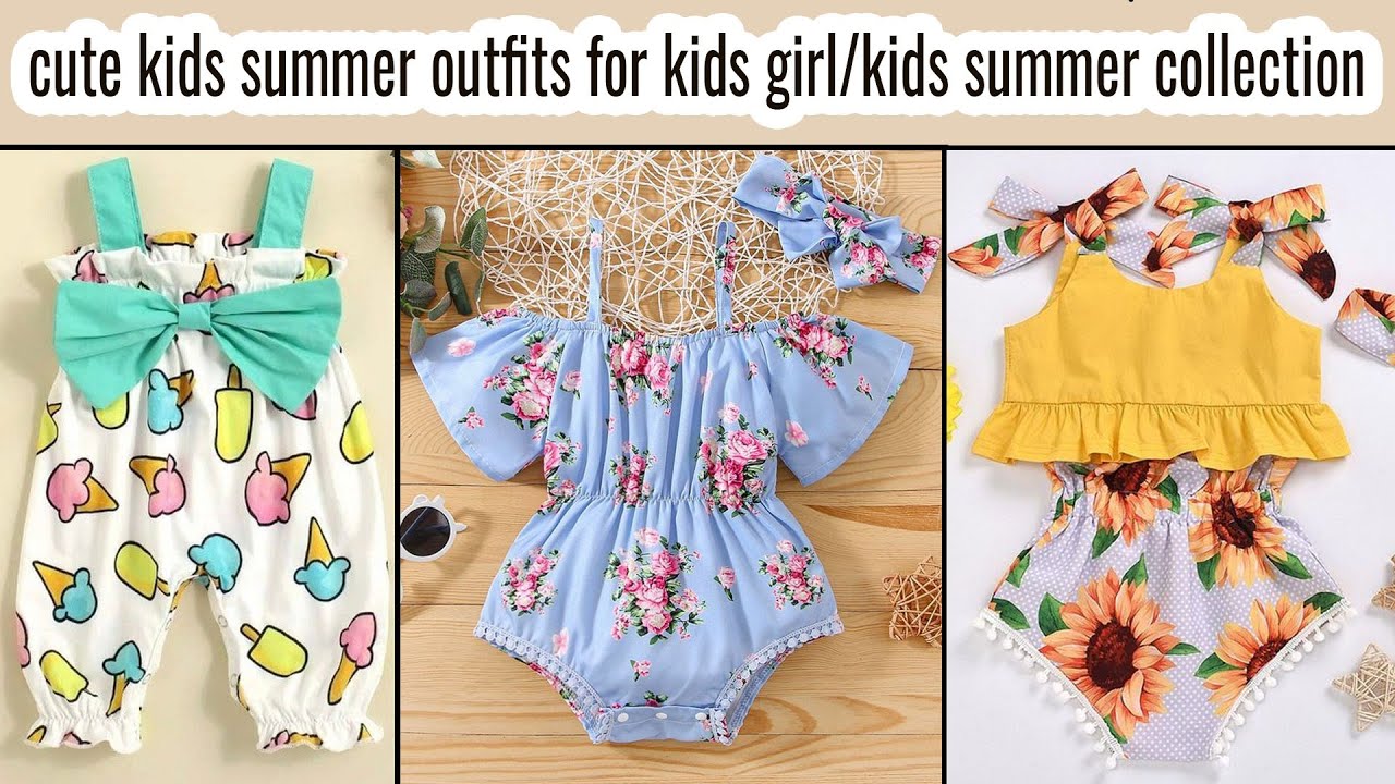 cute summer oufits for kids girl/baby girl amazing printed dress ...