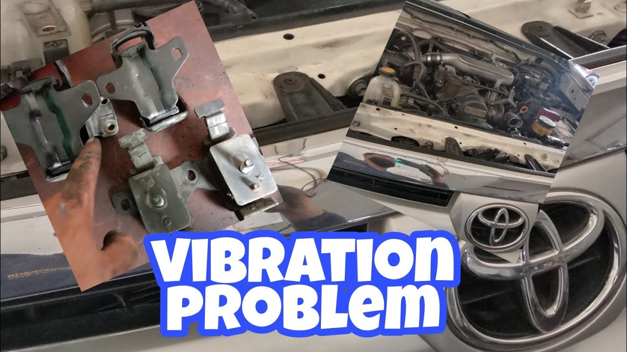 HOW TO REPLACE ENGINE SUPPORT TOYOTA FORTUNER FIRST GENERATION - YouTube