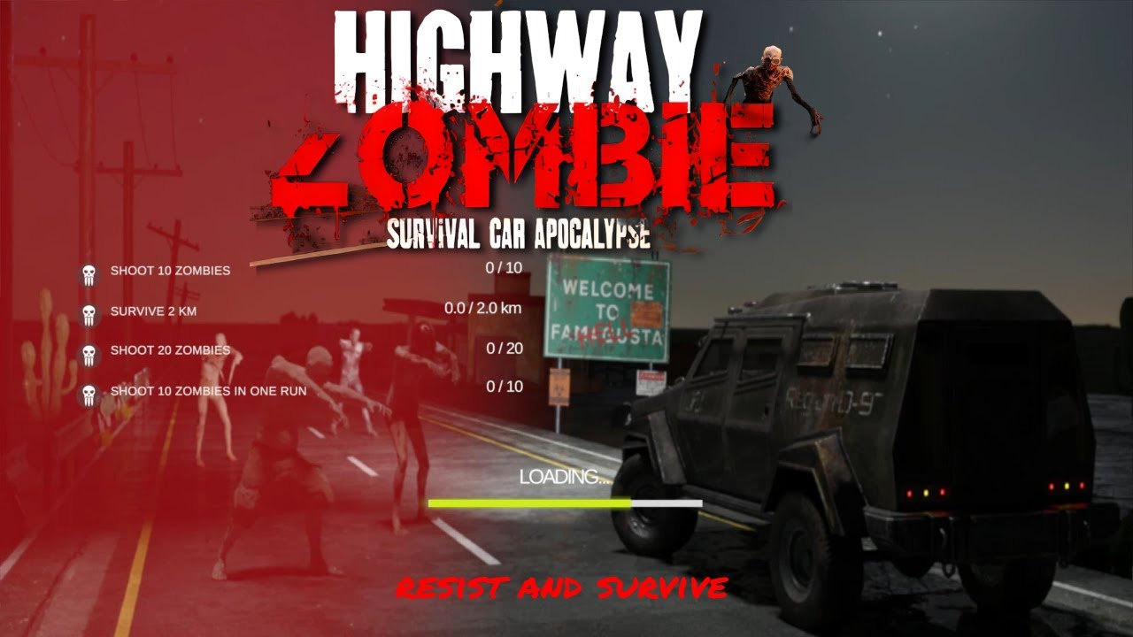 Highway Zombie Survival Car Apocalypse -I tried to run away, but they finally caught me! - YouTube