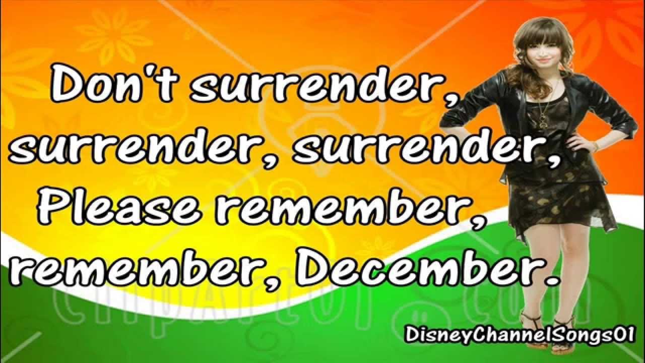 Demi Lovato Remember December With Lyrics - YouTube