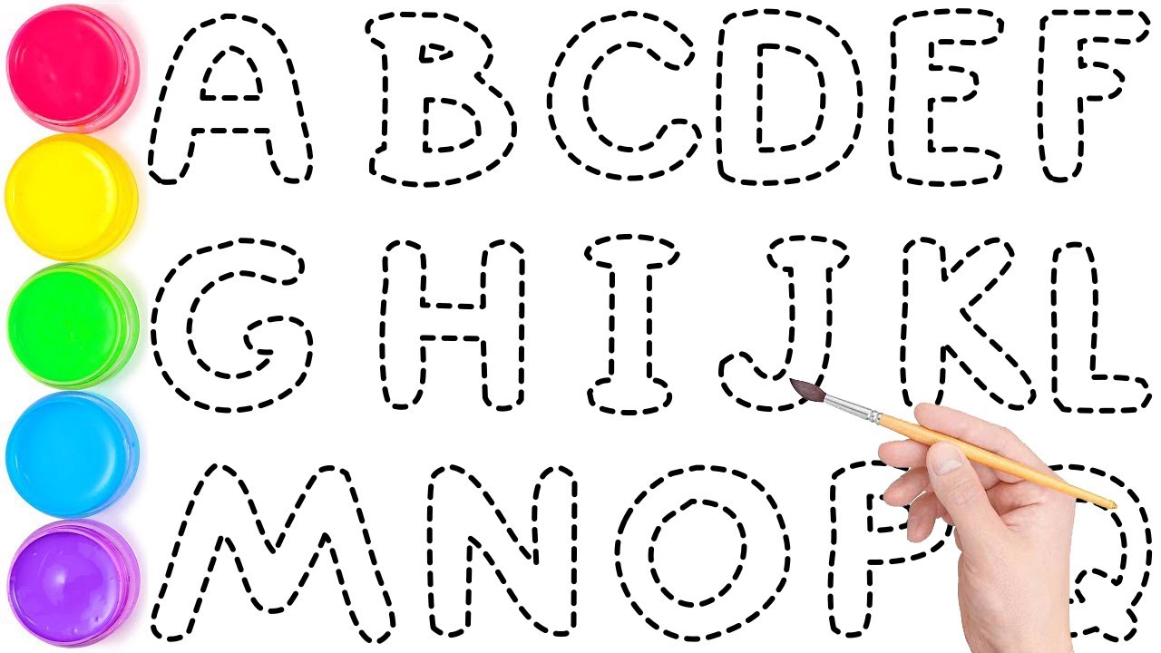 📚🎨 ABC Alphabets Drawing 🖌️ Step by Step for Beginners | KS ART - YouTube