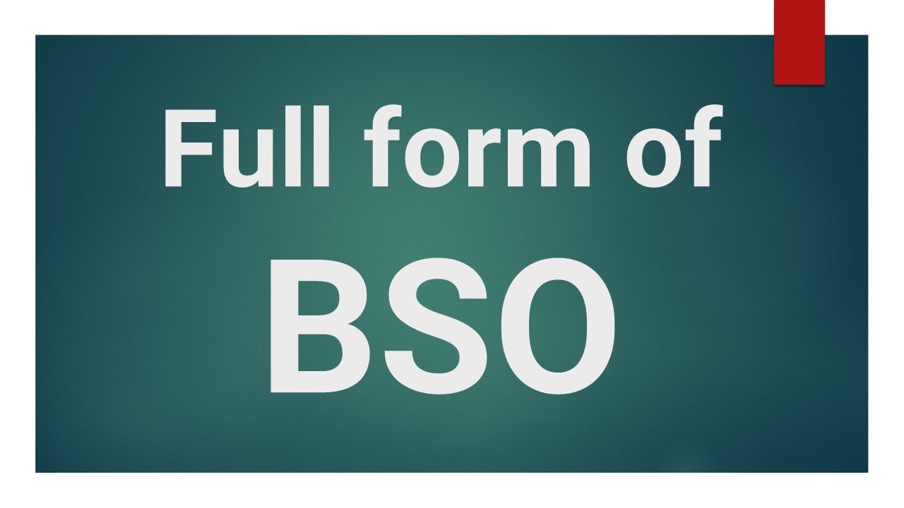 Full Form Of The BSO Medical Abbreviations Medical Terminology YouTube Full Form Of The BSO Medical Abbreviations Medical Terminology YouTube