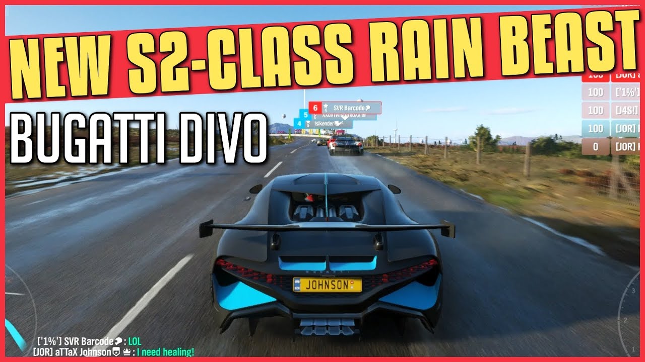 Forza Horizon 4 | BUGATTI DIVO is a Great Rain Allrounder! (Vs. Best S2 ...