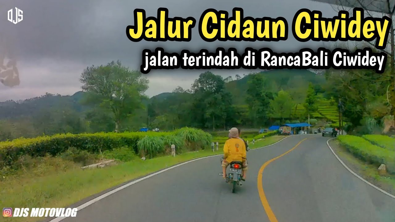 jalur Ciwidey Cidaun .. suasana kebun Teh Rancabali Ciwidey || kang djs ...