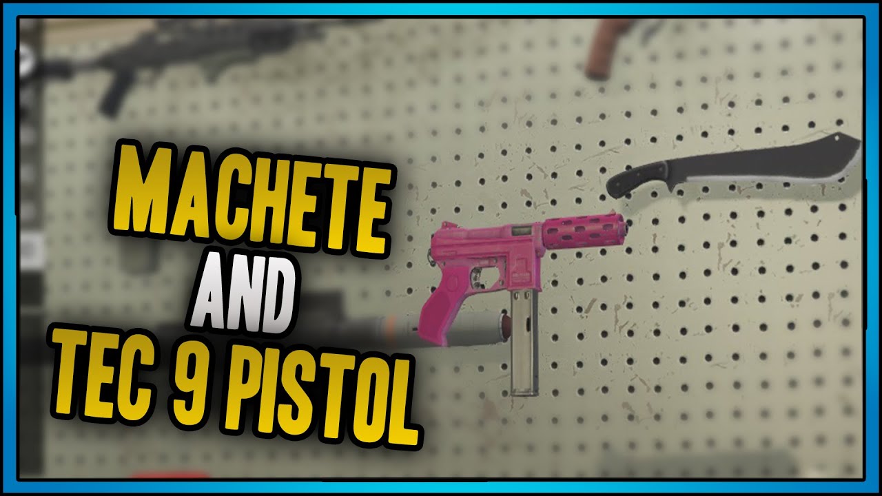 GTA 5 Lowriders DLC: THE NEW 'TEC-9 MACHINE PISTOL' AND 'MACHETE ...