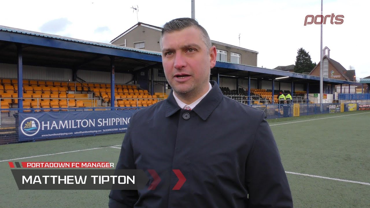 Matthew Tipton Post Match Interview | Ards | 22/02/20 - YouTube