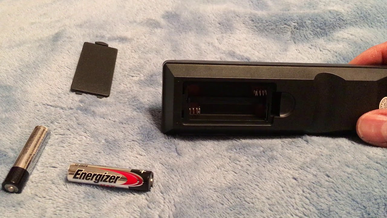 How To Install Batteries In A Remote - YouTube
