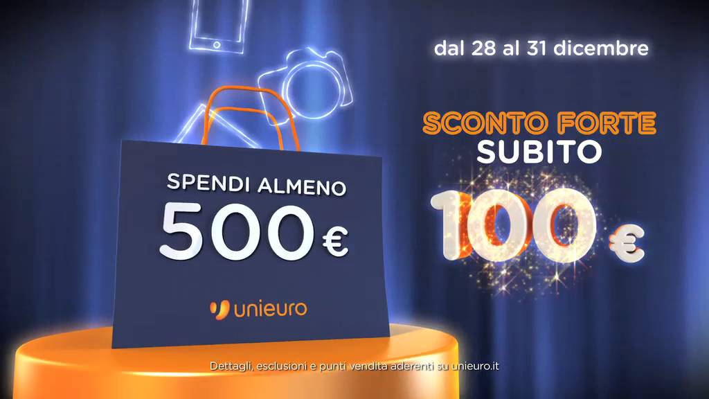 UNIEURO SCONTO FORTE SUBITO - YouTube