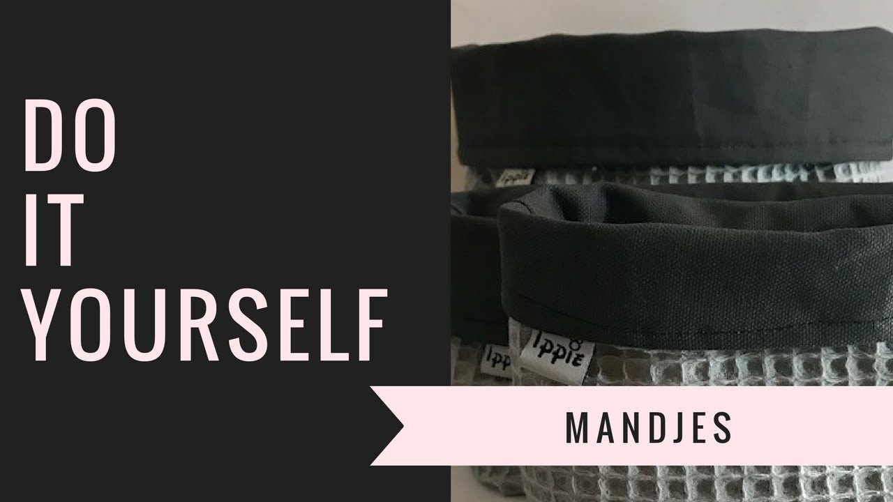 DIY: Mandje maken. - YouTube