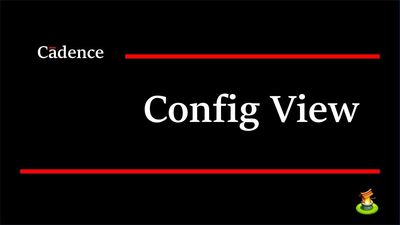 Explicación ConfigView #cadence || virtuoso - YouTube