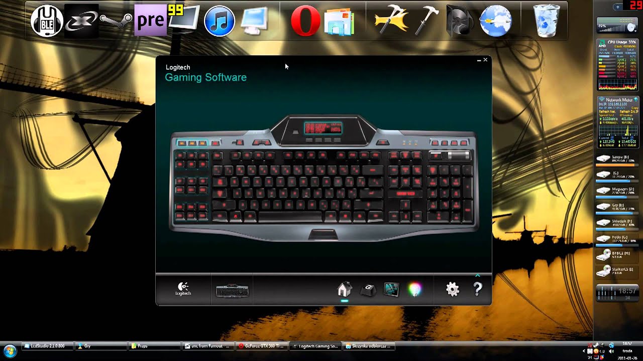 Logitech G510 Keyboard - YouTube