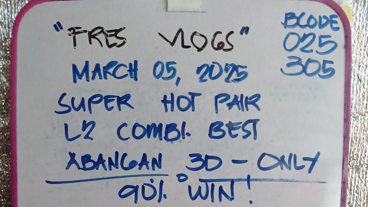 NEW UPDATE SUPER HOT PAIR LASTO COMBINATION ABANGAN 3D ONLY 90% WIN - YouTube