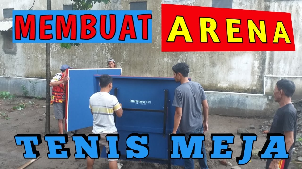 KEDIRI - MEMBUAT ARENA TENIS MEJA SAAT PANDEMI VIRUS CORONA - YouTube