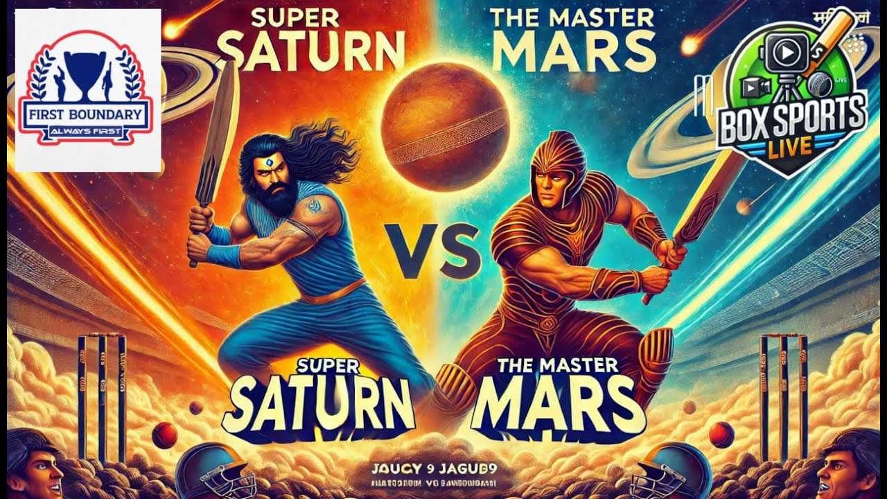 🔴LIVE: SUPER SATURN VS THE MASTER MARS FIRST BOUNDARY CRICKET LEAGUE ...