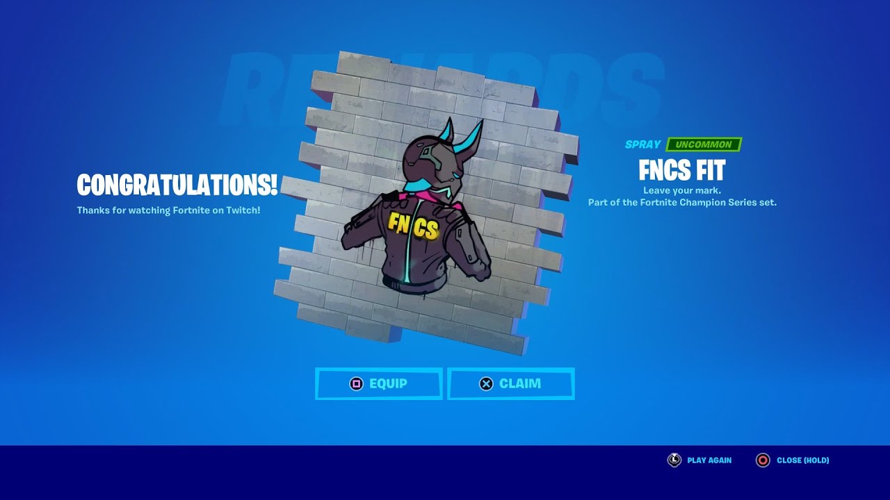 Fortnite 3:1 FNCS Fit Spray - YouTube