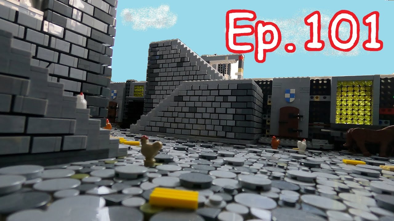 How I build a LEGO castle MOC from scratch: Episode 101 - Außentreppe I ...