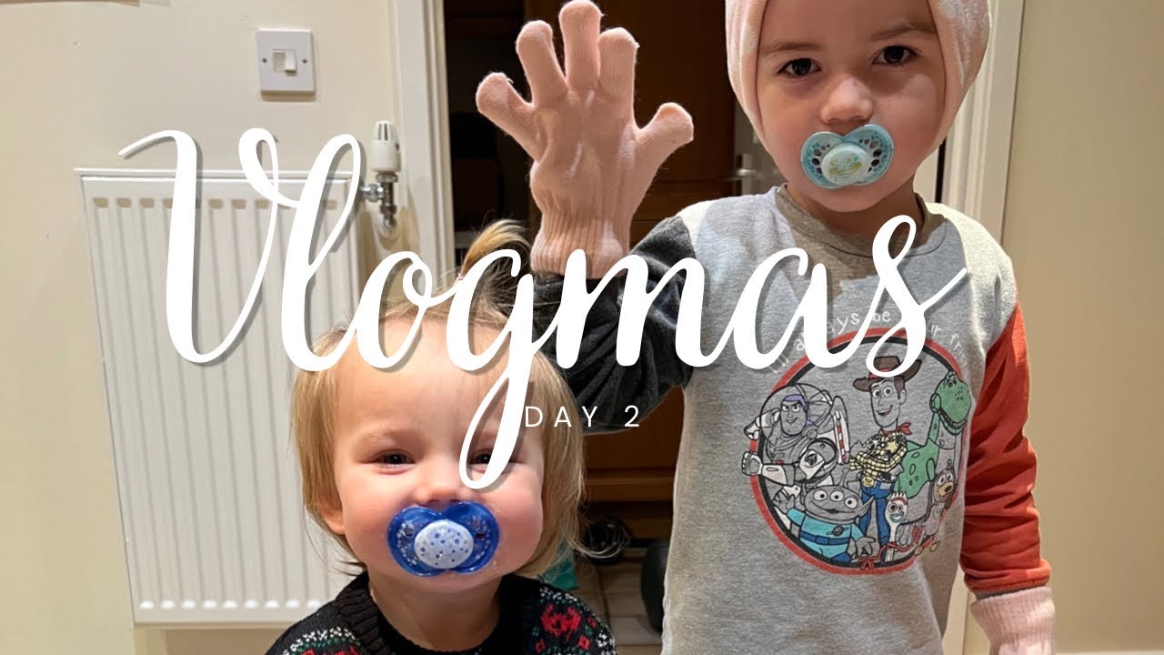 Vlogmas Day 2: Sick Kiddo and Socks for Gloves - YouTube