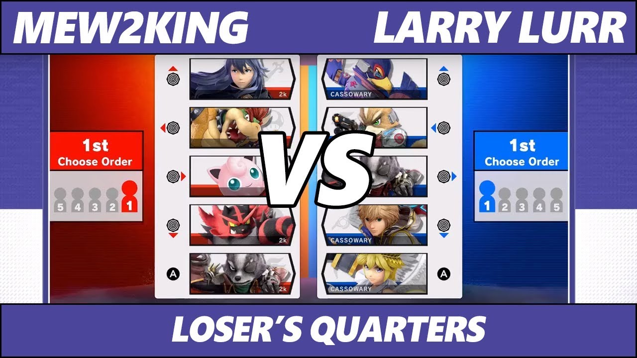 Pound 2019 SSBU - T1 Larry Lurr VS FOX MVG Mew2king - Squad Strike L ...